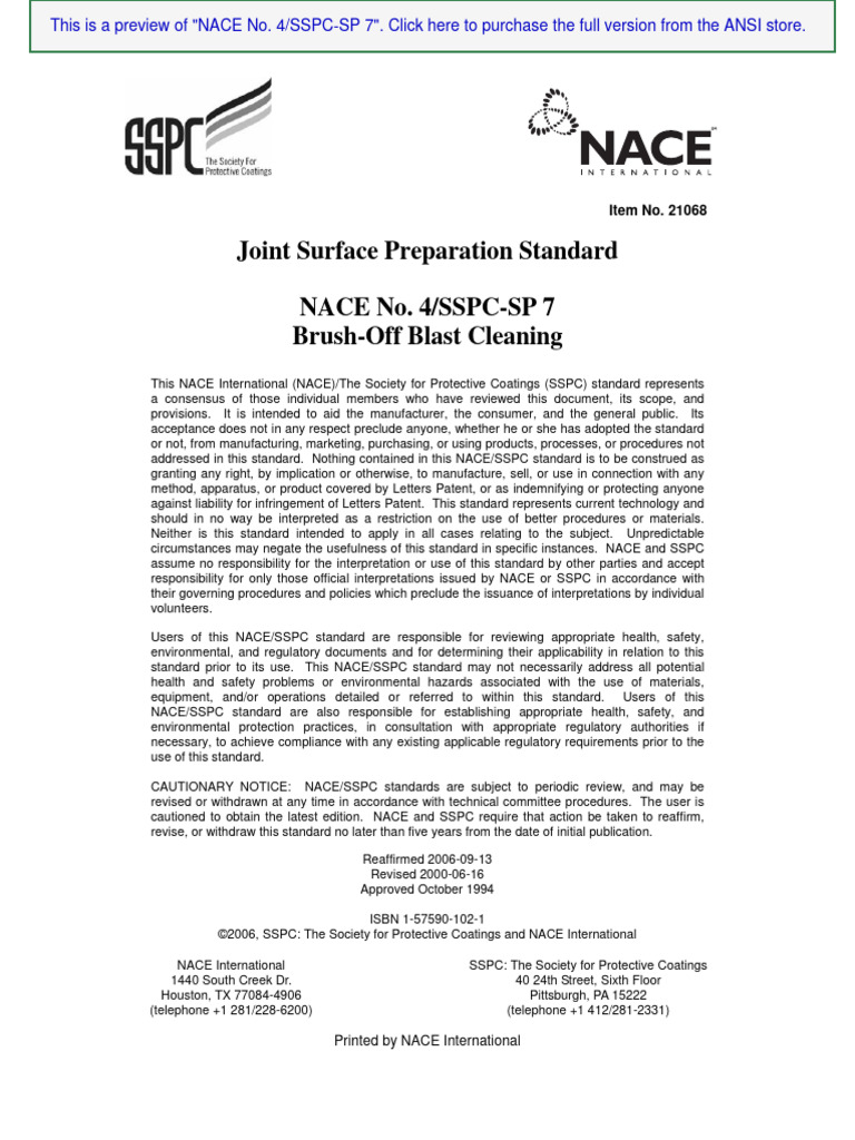 Surface Prep: Brush-Off Blast Guide | PDF | Abrasive | Patent