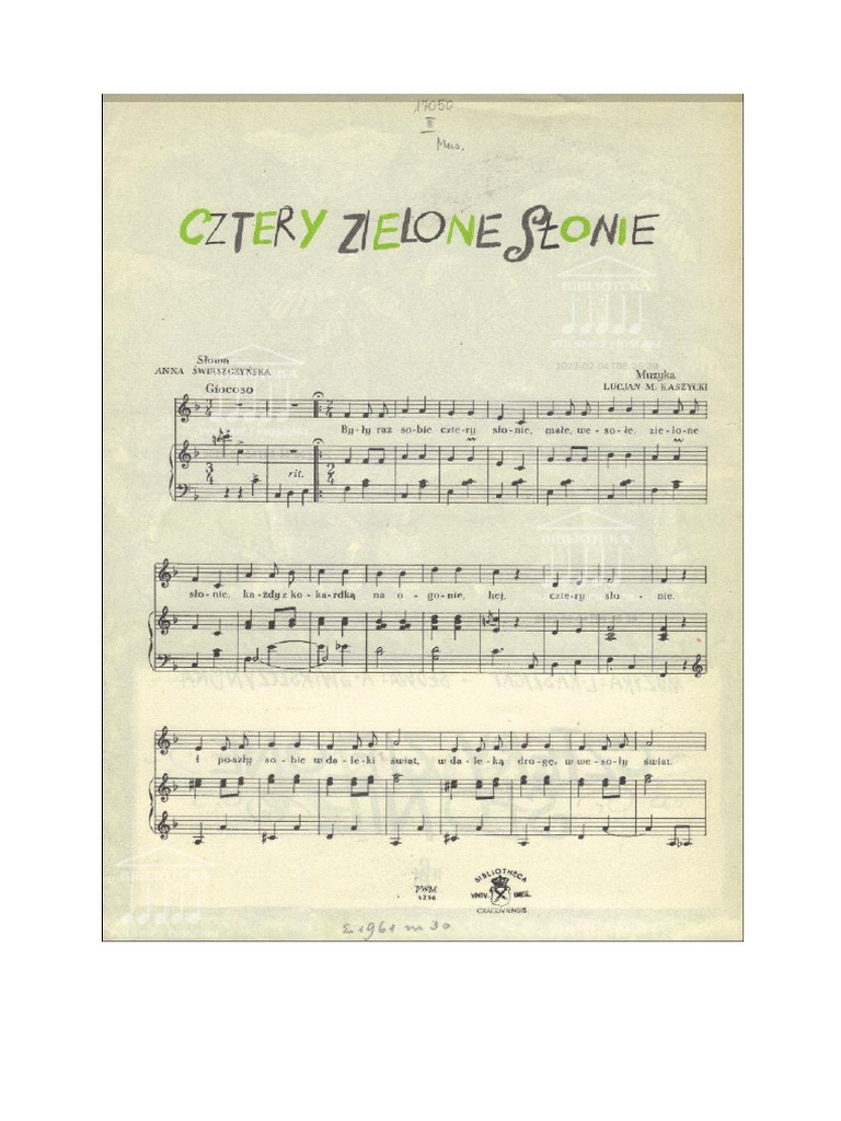 Cztery Słonie | PDF