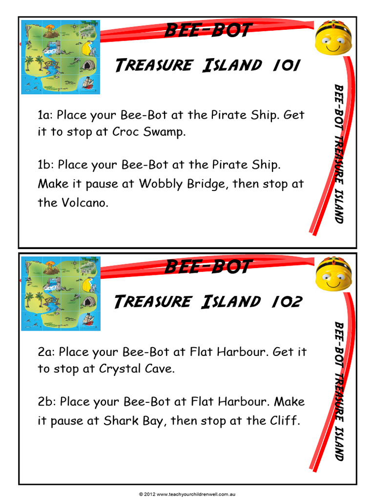 Bee-Bot - RED TREASURE ISLAND | PDF
