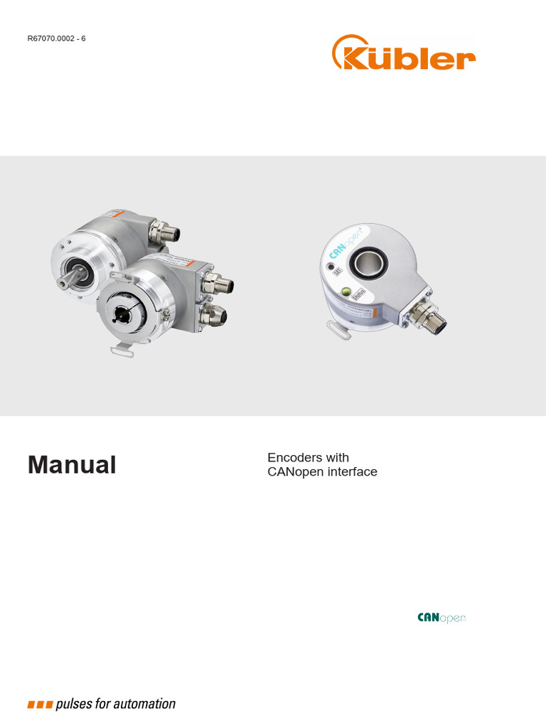 R67070.0002 6 HB CANopen-Schnittstelle Kuebler en | PDF | Computer Science | Computing
