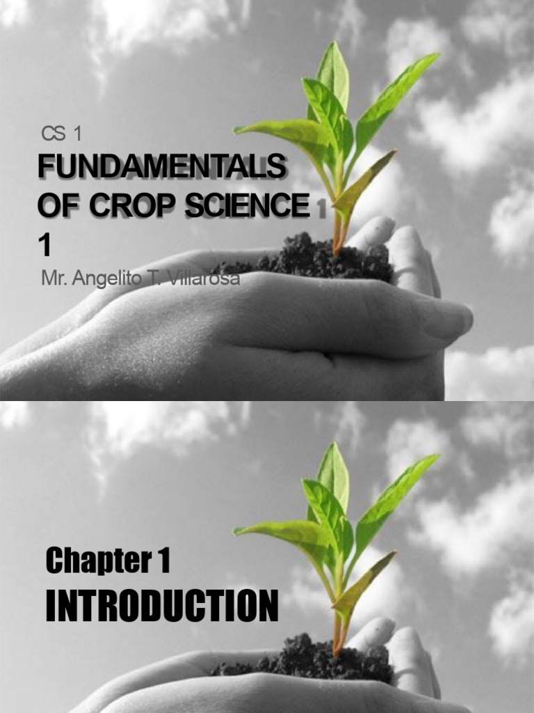 Fundamentals of Crop Science Overview | PDF | Science | Plants