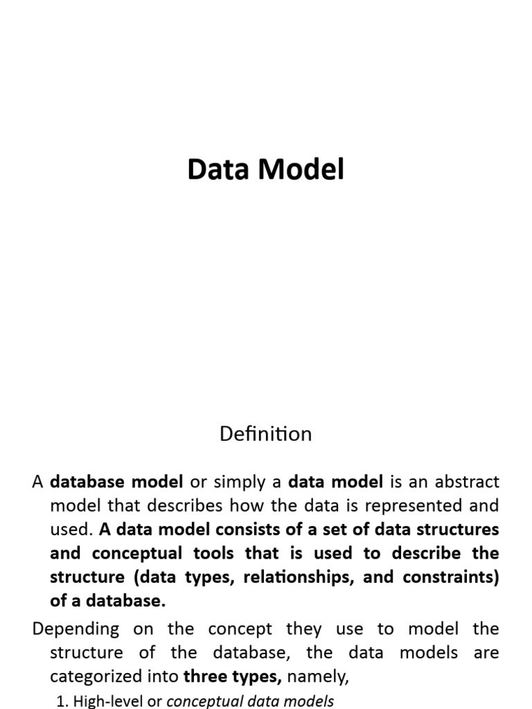 Data Model_29a1df13877d4367b37605e963e32451 | PDF | Relational Database | Databases