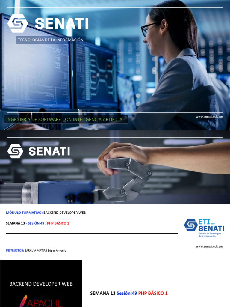 Sesion49 php1dsd | PDF | Php | Servidor HTTP Apache