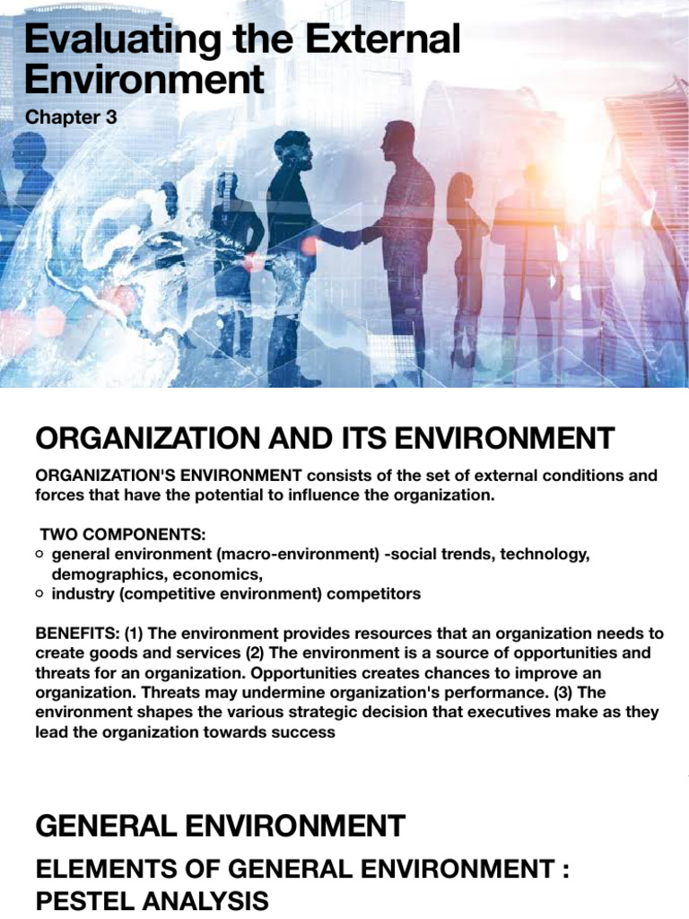 Evaluating External Business Environments | PDF | Business Economics ...