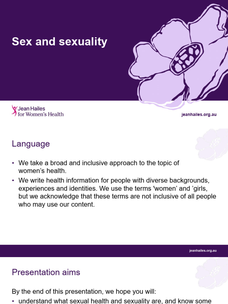 Sex and Sexuality Presentation TGD | PDF | Intimate Relationships | Libido