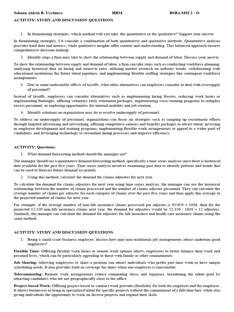 HRM April Week 2 Module | PDF | Recruitment | Employment