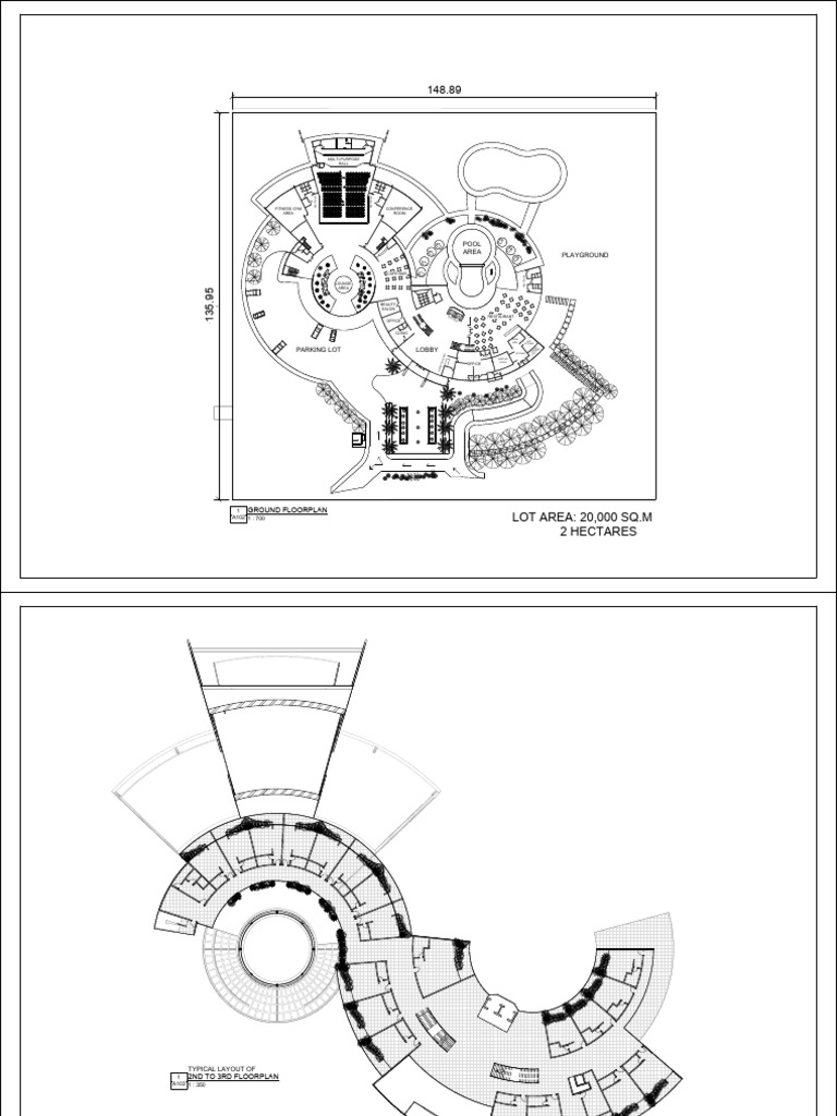 Resort Floor Plan and Layout Details | PDF