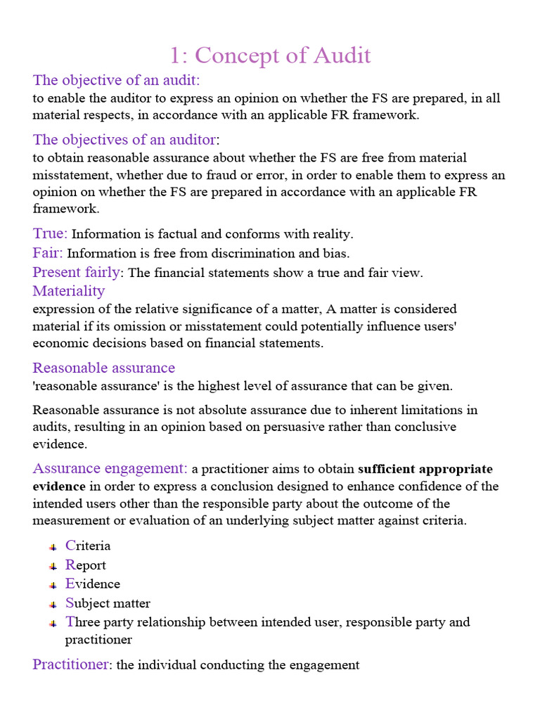 Aa Notes Pdf Audit Internal Audit