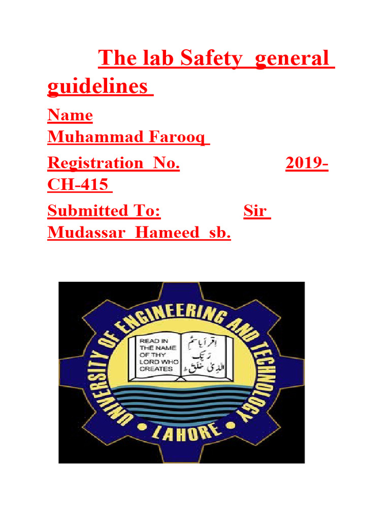 Lab Safety | PDF | Laboratories | Safety