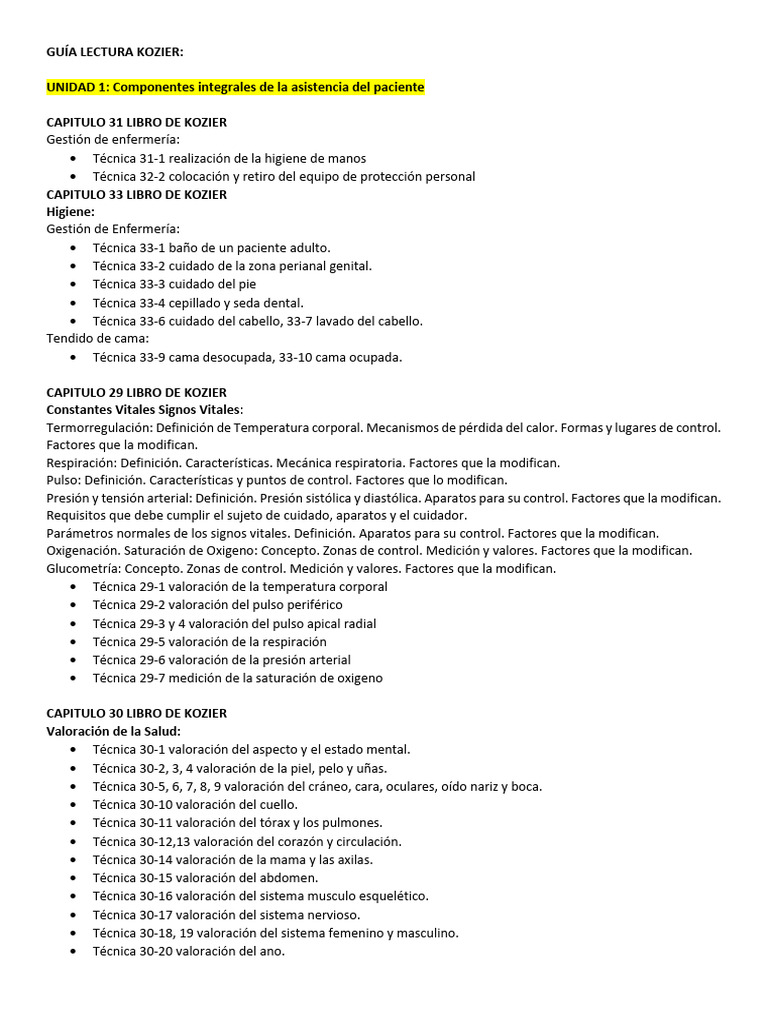 Fundamentos de Enfermería Kozier | PDF | Presión sanguínea | Enfermería