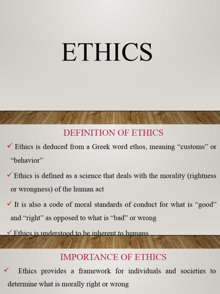ETHICS | PDF | Utilitarianism | Morality