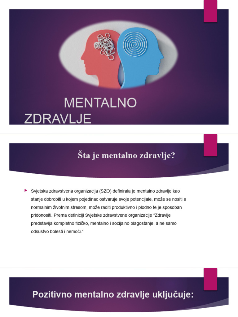 Mentalno Zdravlje | PDF