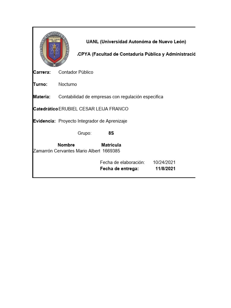 Evi. Autotransporte - Mario Alberto Zamarrón Cervantes - 8s | PDF ...