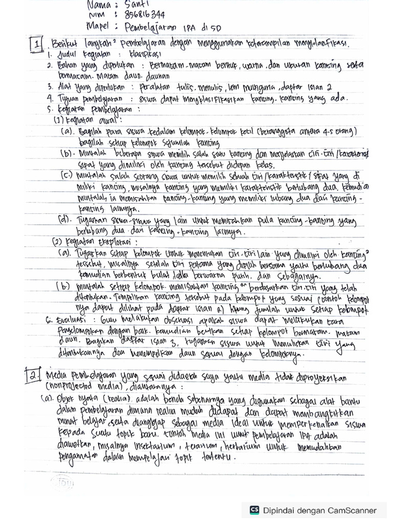 TUGAS 2 IPA SANTI | PDF