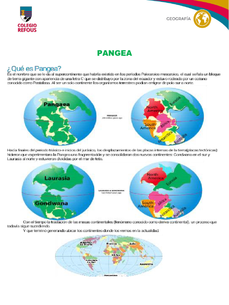 Pangea | PDF | Placas tectónicas | Geofísica