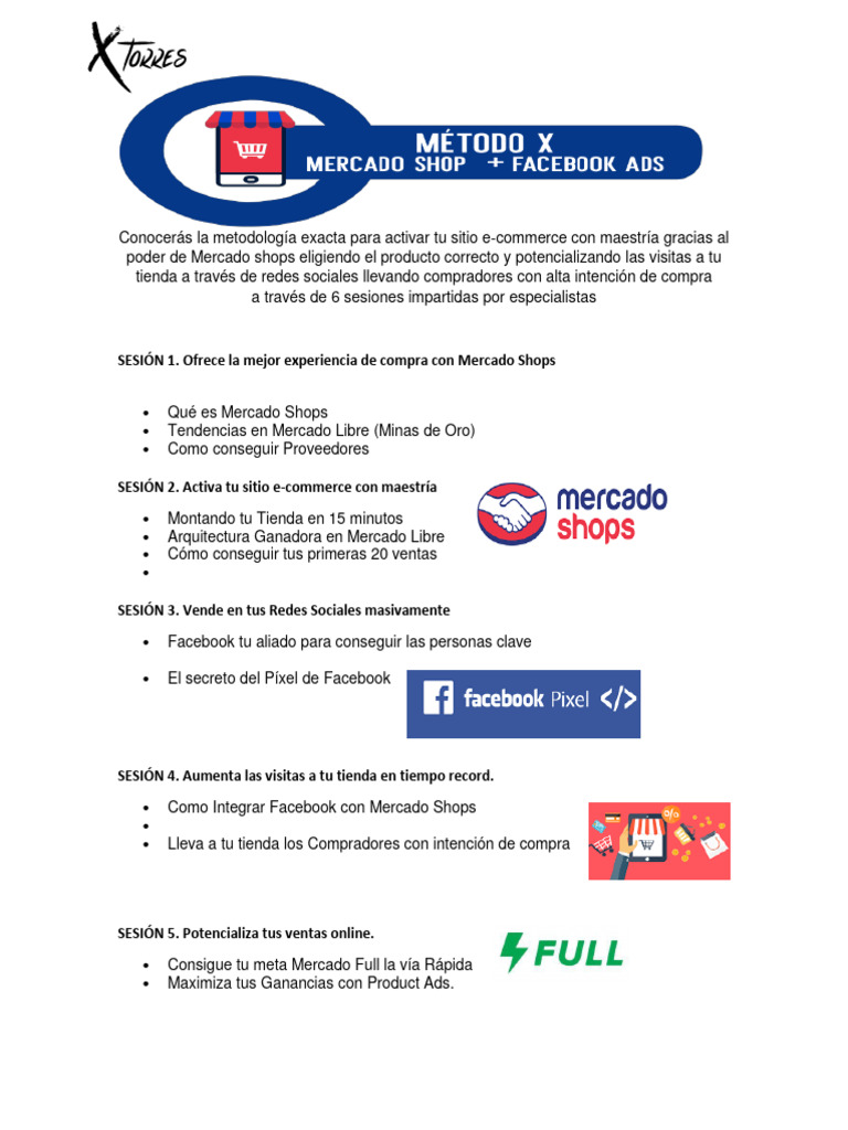 Activa tu E-commerce con Mercado Shops | PDF