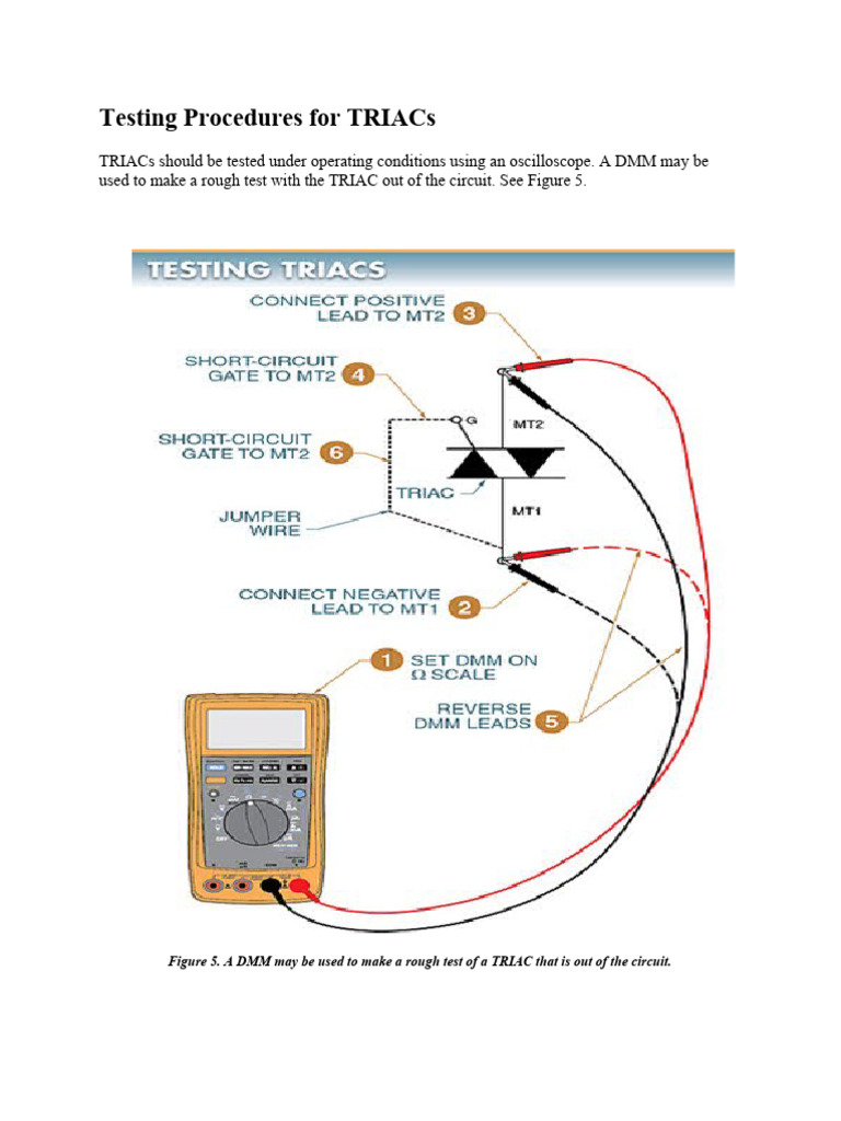 Testing Procedures for TRIACs | PDF