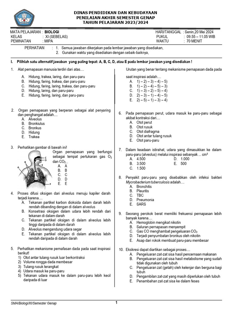 Soal Latihan PAT | PDF