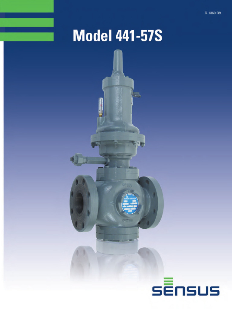 Sensus 441 57S Regulator Manual | PDF | Valve | Chemical Engineering