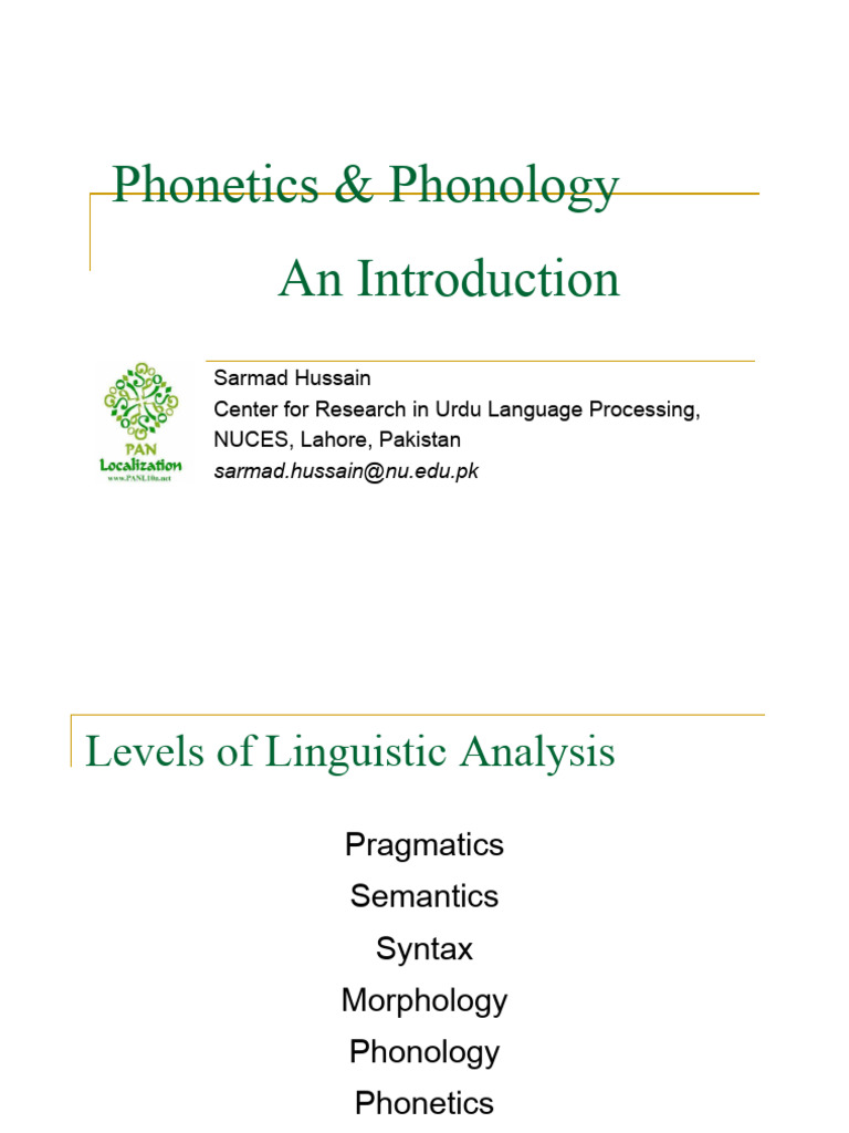 Book Two For Phonology | PDF | Phonetics | Syllable