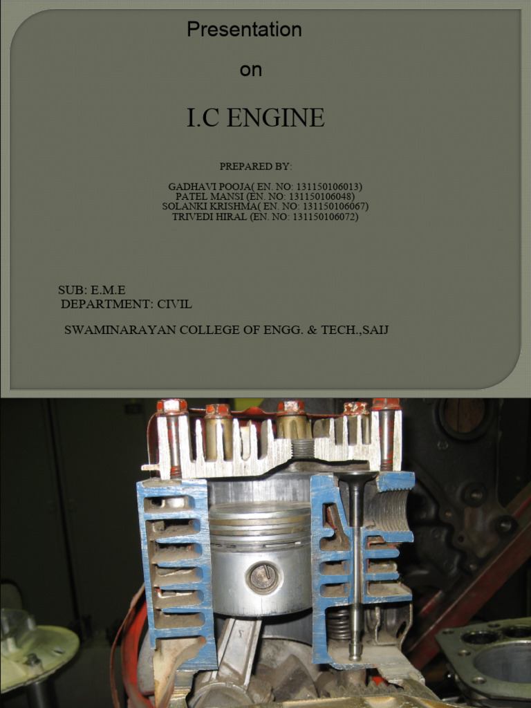 Internal Combustion Engines | PDF | Internal Combustion Engine | Diesel Engine