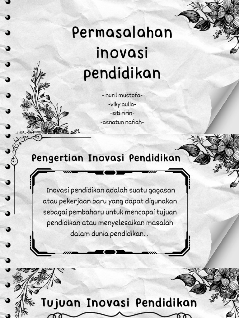 Inovasi Pendidikan dan Tantangannya | PDF