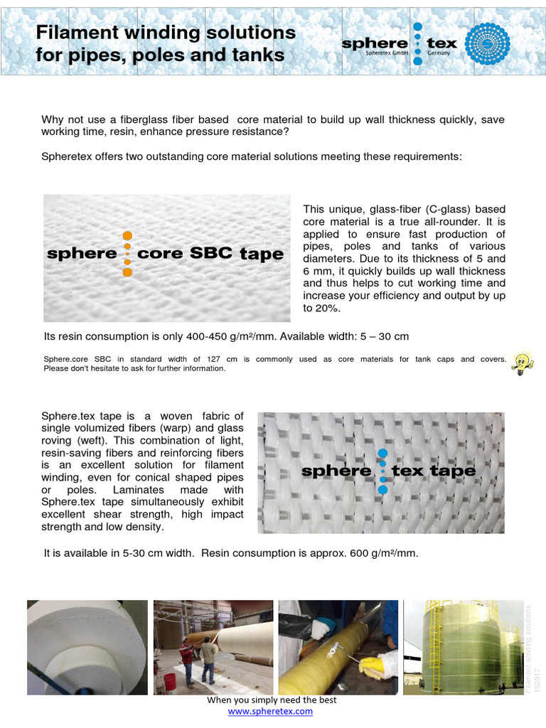 Example of Use - Filament Winding Solutions | PDF