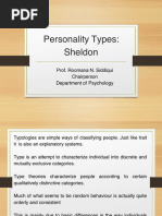 William Sheldon's Theory | PDF | Psychology | Behavioural Sciences