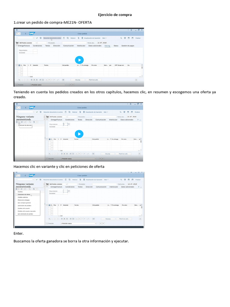 Ejercicio de Compra | PDF | Informática