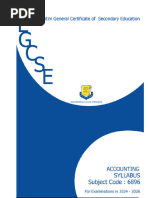 CSEC Principles of Accounts Syllabus | PDF | Depreciation | Debits And ...
