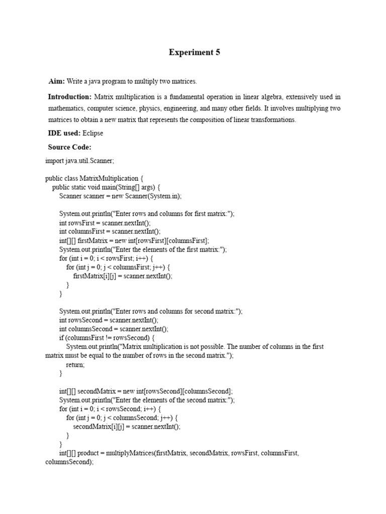 WT File 2nd Part | PDF | Matrix (Mathematics) | Abstract Algebra