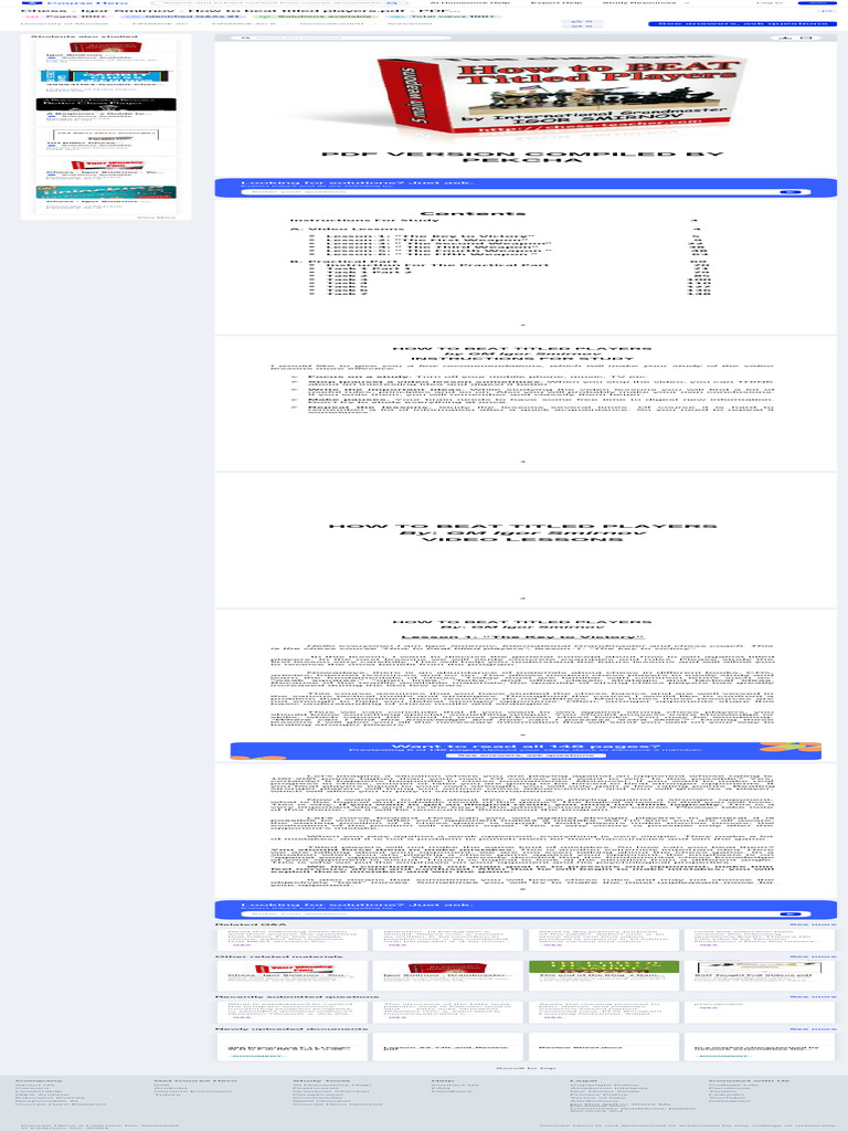 Chess - Igor Smirnov - How to beat titled players.pdf - PDF VERSION COMPILED BY Contents ...