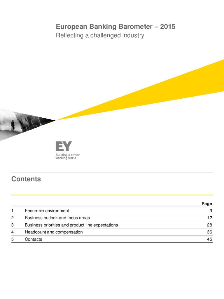 Eys European Banking Barometer 2015 | PDF