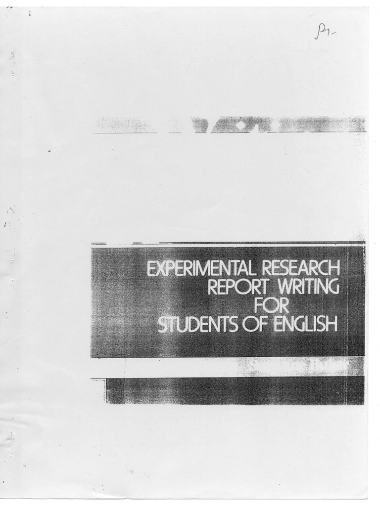 Writing Up A Research | PDF