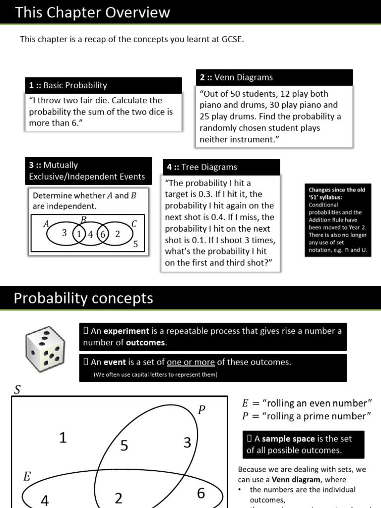 S1 Chp5 Probability | Download Free PDF | Probability | Probability Theory