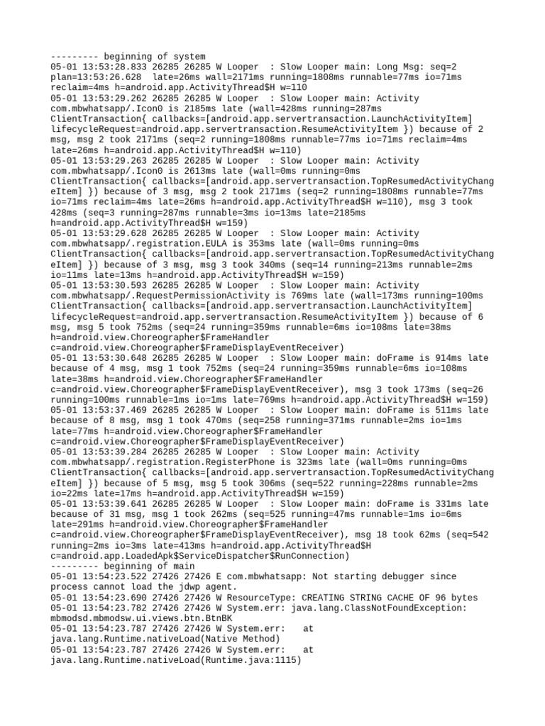 Logcat | PDF | Java (Programming Language) | Software Engineering