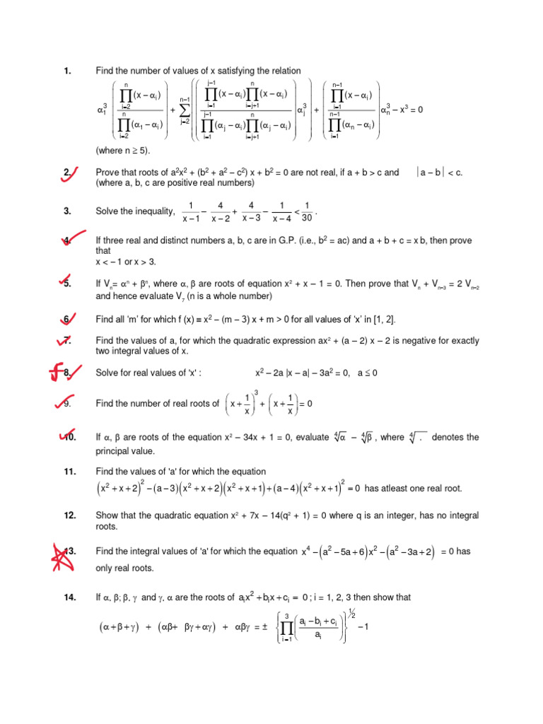 B0 Quadratic | PDF | Quadratic Equation | Mathematical Analysis