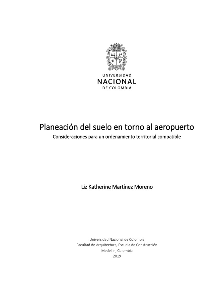 Planeacion Del Suelo Entorno Al Aeropuerto | PDF | Aeropuerto | Quitarse