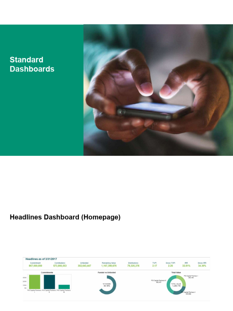 DX R&A Standard Dashboards | PDF