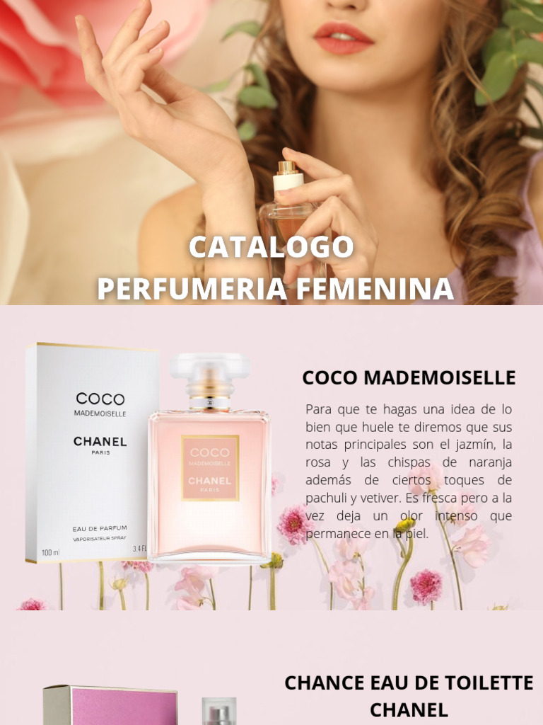 Catálogo Perfumería Femenina | Descargar gratis PDF | Perfume | melocotón
