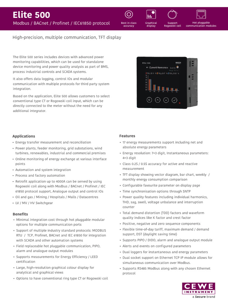 Elite 500 Cewe v2 | Download Free PDF | Scada | Programmable Logic ...