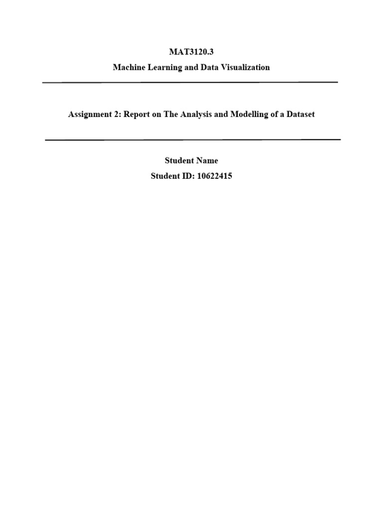 Report 1 | PDF | Machine Learning | Sensitivity And Specificity