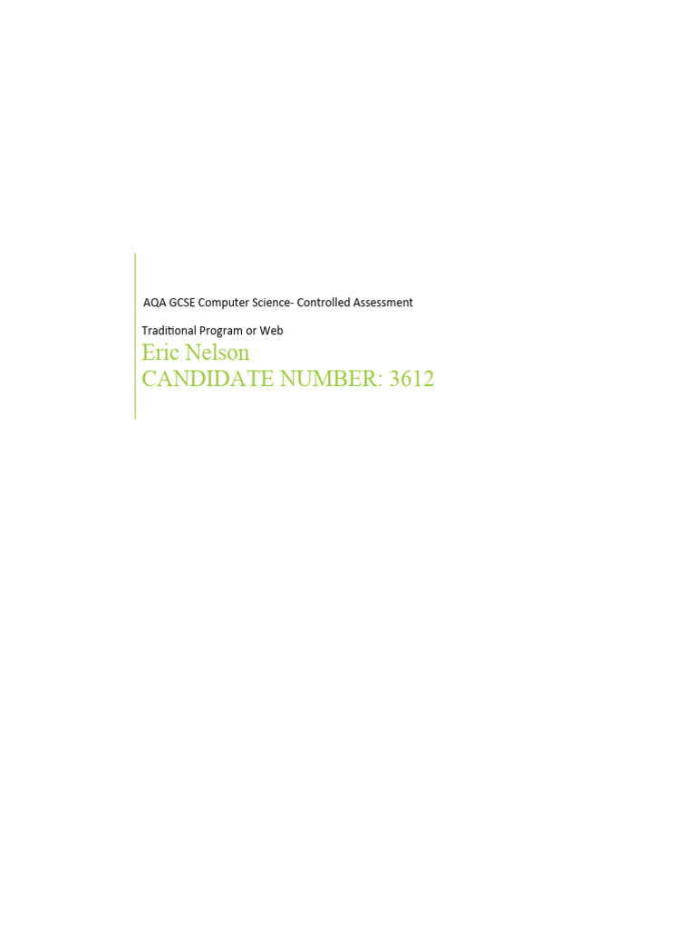 CA Report Template | PDF | Algorithms | Computer Programming