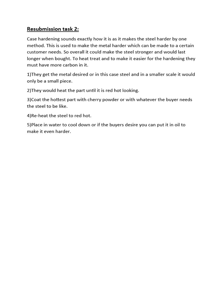 Steel Case Hardening Guide | PDF | Home & Garden