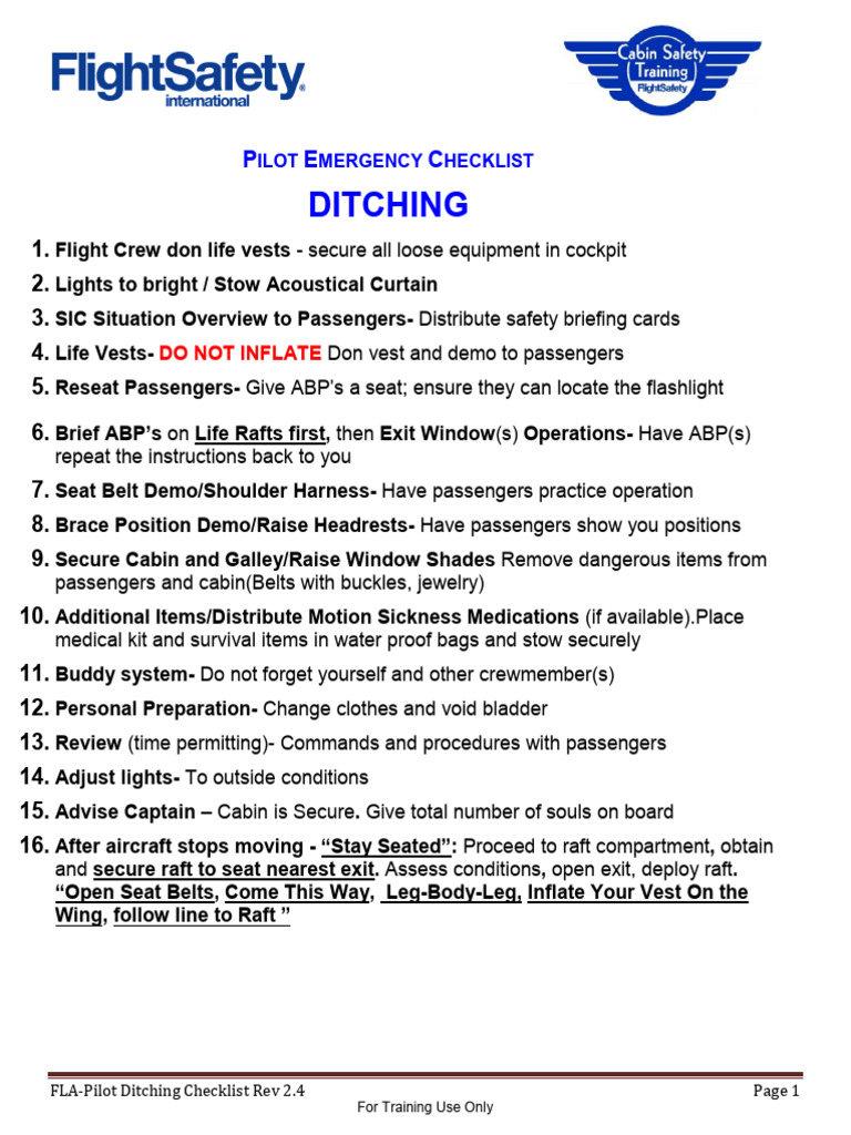 pilotchecklist | PDF | Seat Belt | Aviation Safety
