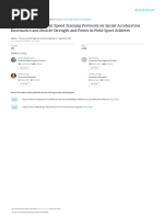 Nikolaidis Et Al 2016 - Reference Values For The Sprint Performance in ...
