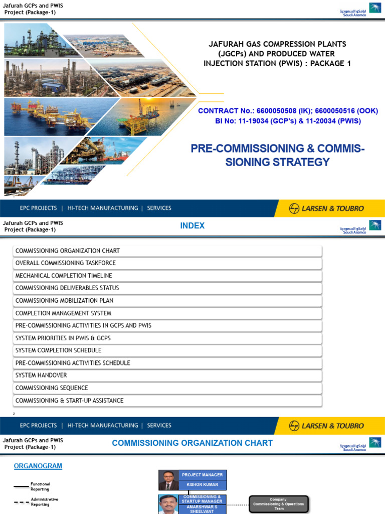 Pre-Commissioning and Commissioning Strategy - JGCP-01 - 31012024 | PDF ...