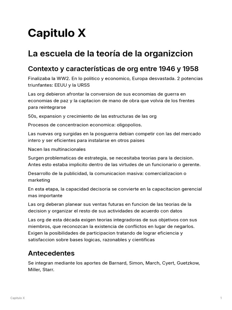 Capitulo X | PDF | Racionalidad | Negociación