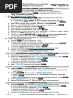 FMS Quick Reference Guide | PDF | Aerospace Engineering | Aviation