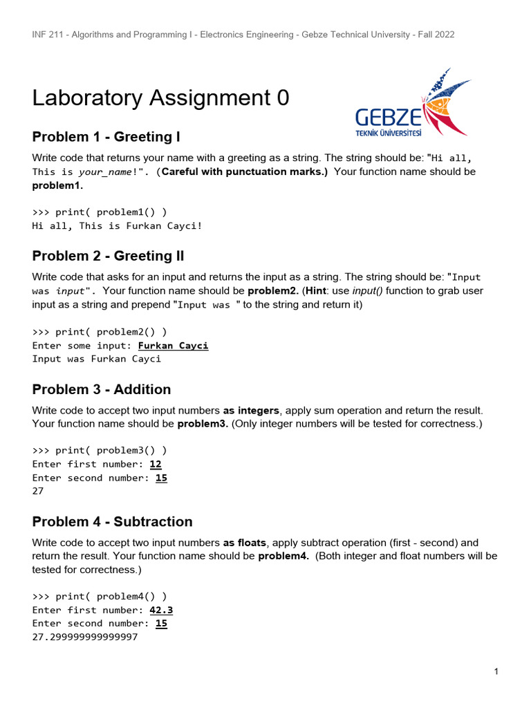 INF211 Lab0 | PDF | String (Computer Science) | Algorithms